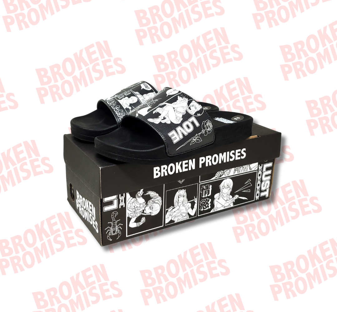 Broken Promises Slides into Footwear – Broken Promises Co