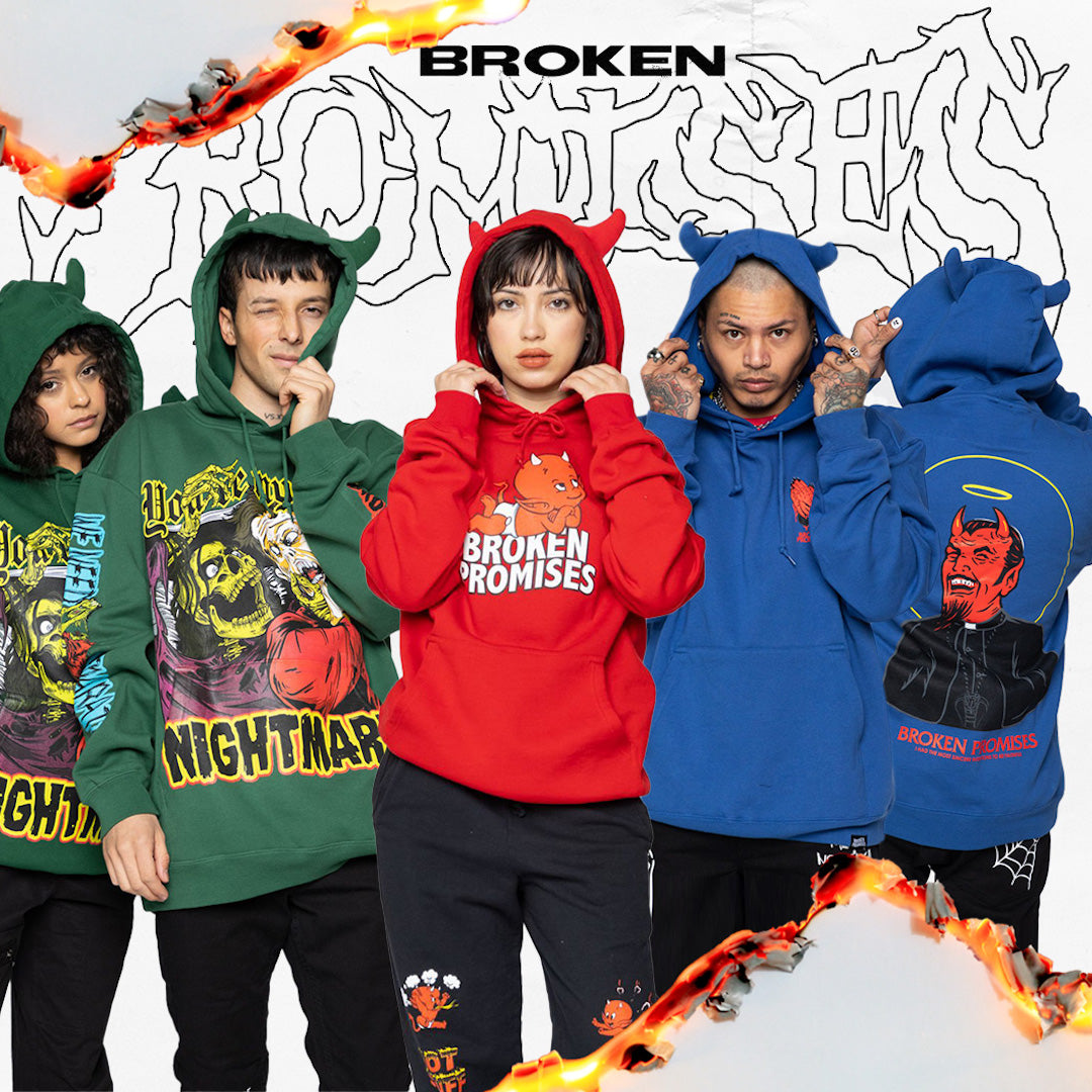 Broken Promises Horn Hoodie Collection – Broken Promises Co