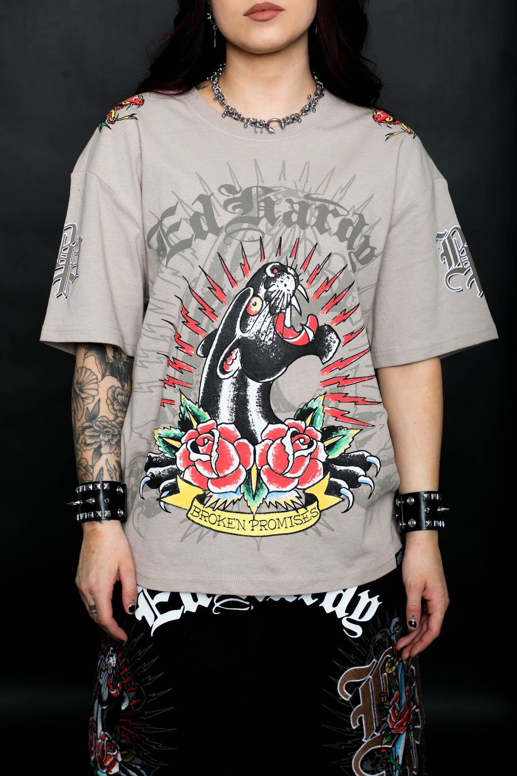 BP x Ed Hardy Love Scars Tee Sand | Broken Promises – Broken Promises Co