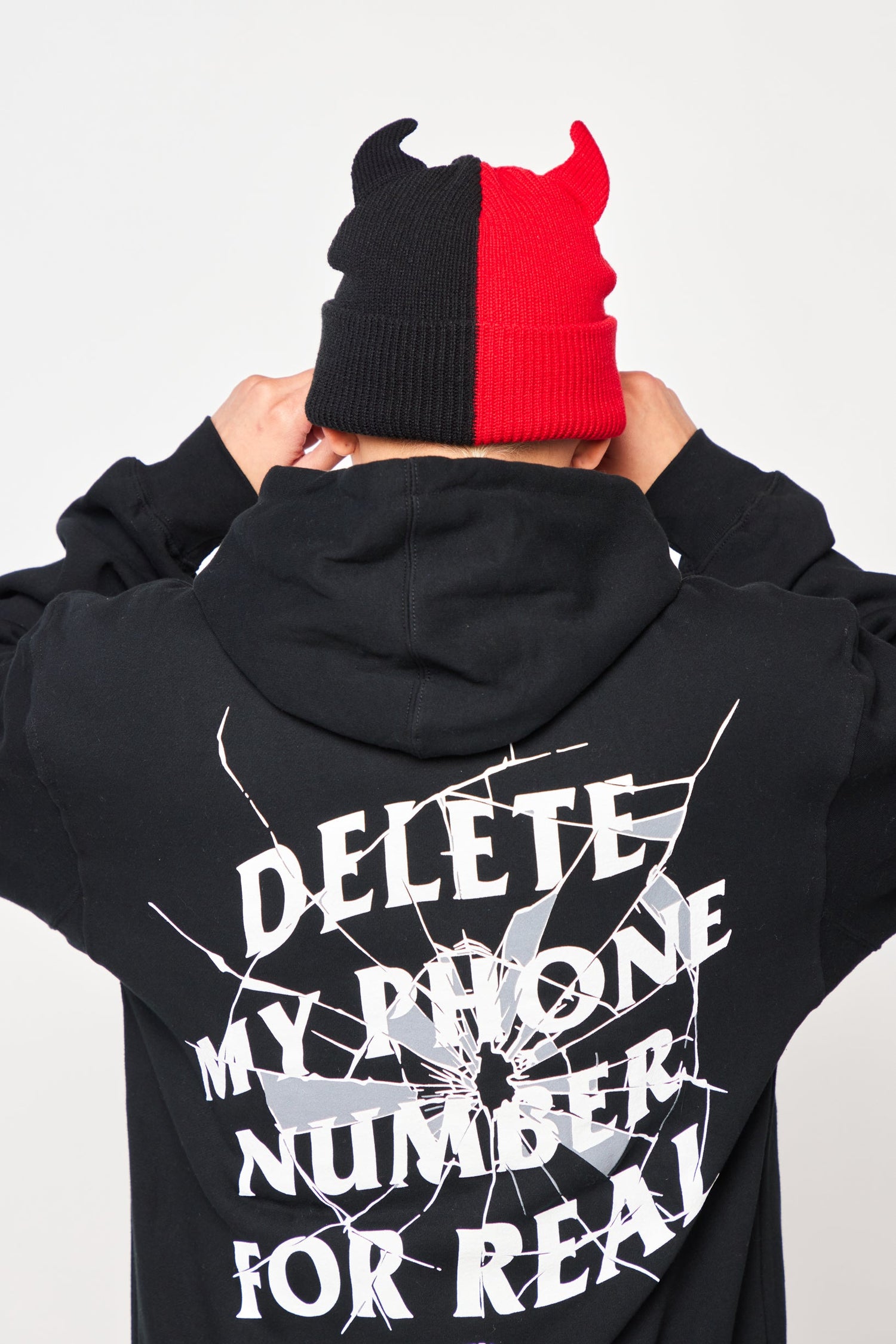Bred Devil Horn Beanie – Broken Promises Co