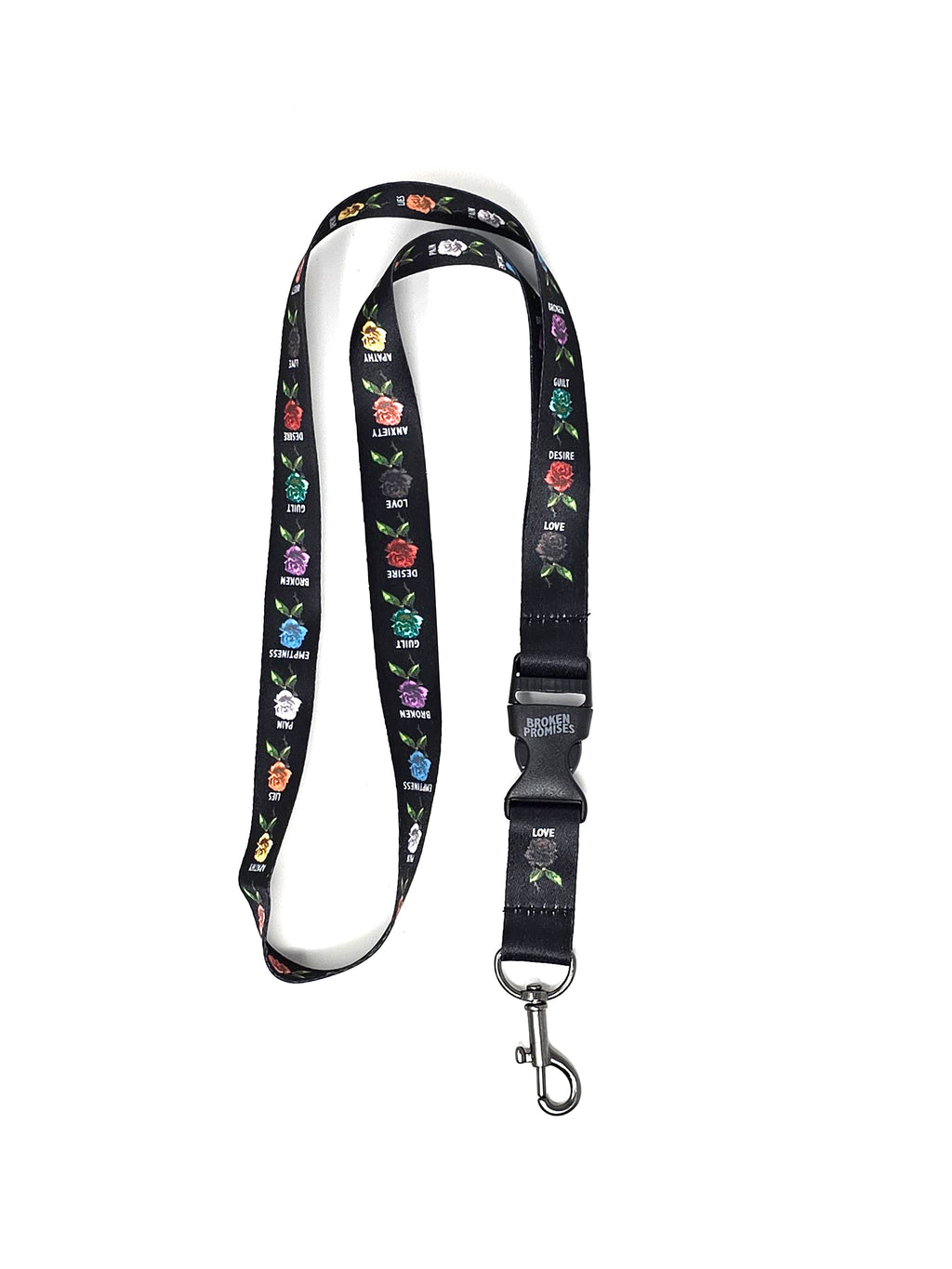 Feeled Guide Lanyard Black – Broken Promises Co