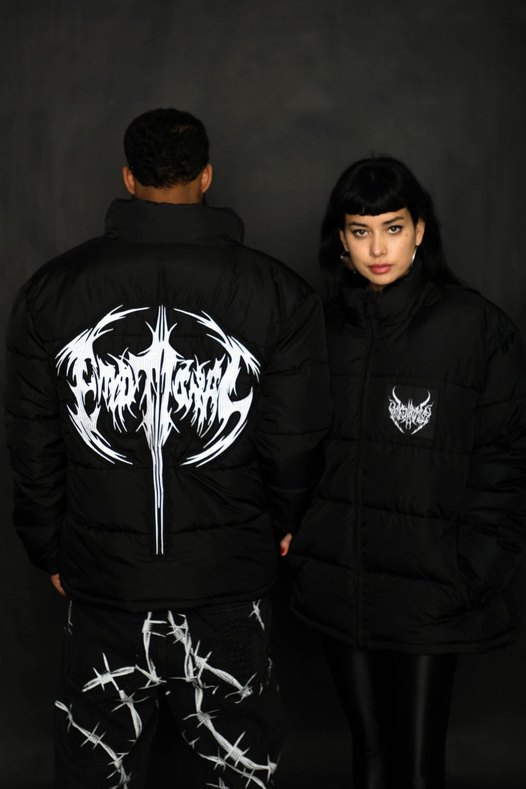 Pain Fades Puffer Jacket – Broken Promises Co